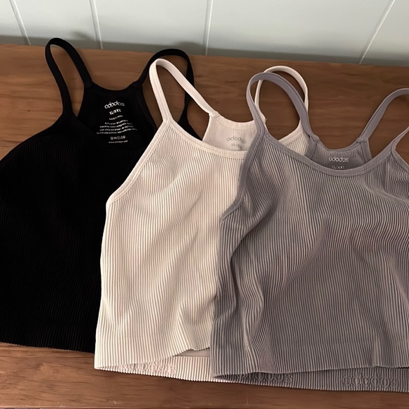 Tops | Racerback Ribbed Cropped Tank 3 | Poshmark